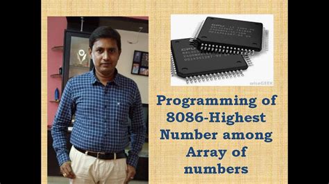 Programming Of 8086 Highest Number From The Array Of 8 Bit Numbers Youtube