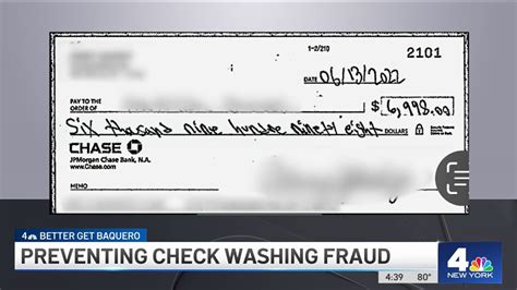 How To Prevent Check Washing Fraud Nbc New York