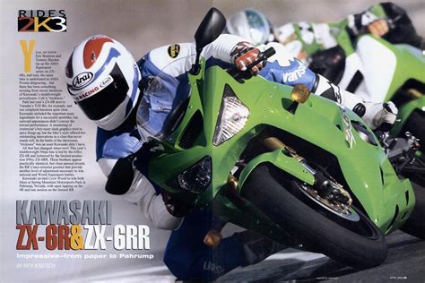 Kawasaki Zx 6randzx 6rr Cycle World April 2003