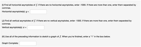 Solved L Find All Horizontal Asymptotes Of F If There Are Chegg