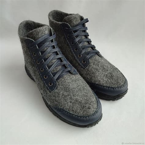 Ботинки кроссовки мужские валяные в интернет-магазине Ярмарка Мастеров ...