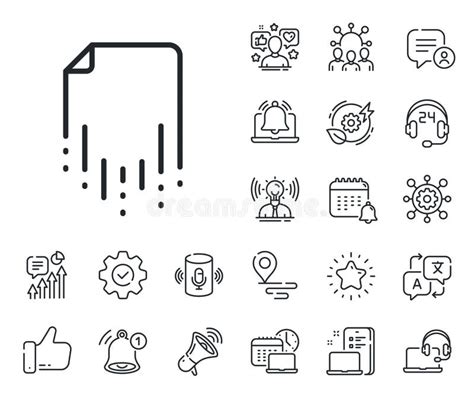 Recovery File Line Icon Backup Data Sign Restore Document Place Location Technology And