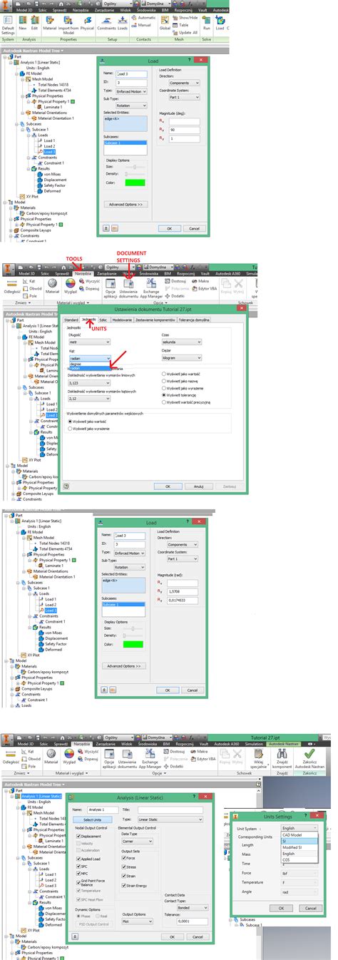 Wrong Unit With Enforced Motion Rotation Autodesk Community