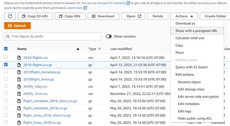 Import Data From S3 To Row Zero