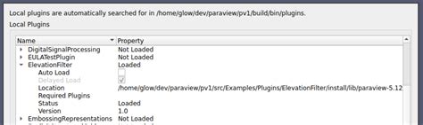Reducing The Temporal Impact Of Loading Plugins In Paraview