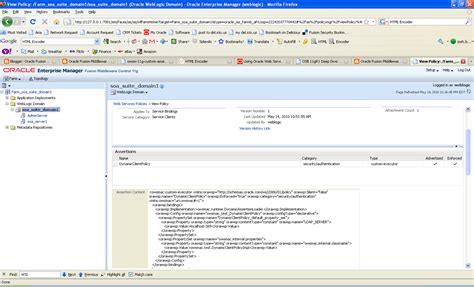 Oracle Fusion Middleware Security Dynamic Owsm Policy And Policy Overrides For Wls Osb And Soa