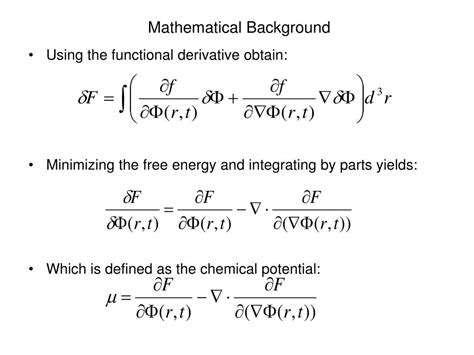 Ppt Phase Separation Of A Binary Mixture Powerpoint Presentation