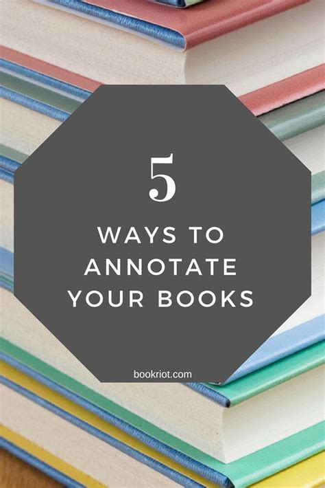 Ways To Annotate Your Books