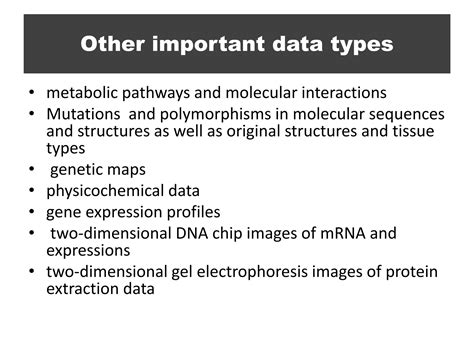 Biological Data Base Ppt