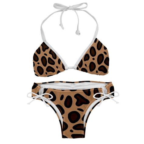 Chooh Artot Bikini Set For Women Two Piece Swimsuit Sex Swimwear Sizes Xs Xxl Leopard Print