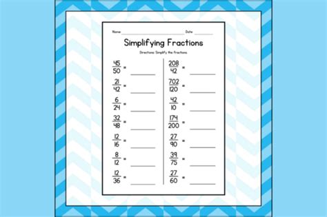 Simplify Improper Fractions