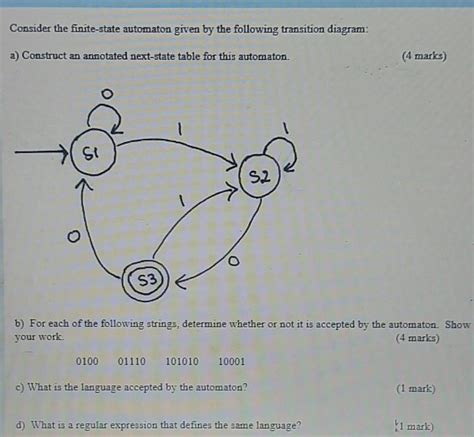 solved consider the finite state automaton given by the