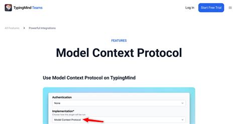 Typingmind Custom Model Context Protocol