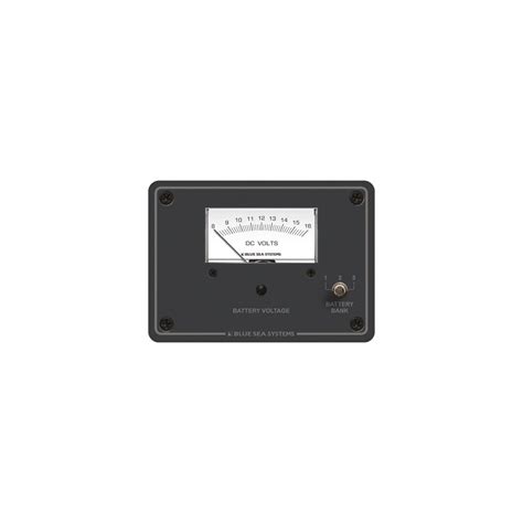 Blue Sea Systems Analog Meter Panel 8 16vdc 3 Bank 8015 Bss Comptoir