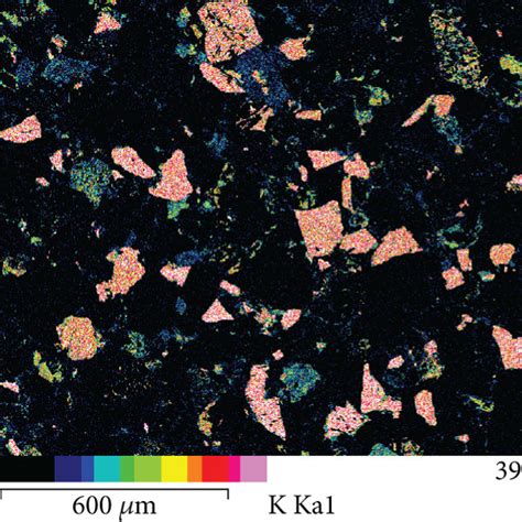 Sample 284 3 9 Z Sem Eds Major Element Distribution Map A K B Na Download Scientific