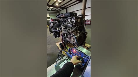 Dd15 Engine Run On Stand Out Of Chassis Youtube
