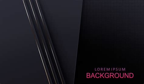 테두리가 있는 회색 그늘에 그라데이션 경사 커튼이 있는 추상적인 블랙 디자인 1위에 대한 스톡 벡터 아트 및 기타 이미지 1위 가리기 검은색 Istock