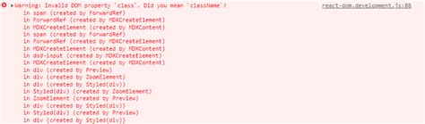 Storybook 65 Gives An Error When Using An Element With Class Attribute Instead Of Classname
