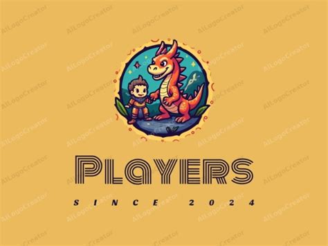 생생한 드래곤 디자인으로 무료 플레이어 로고 생성 Ailogocreator