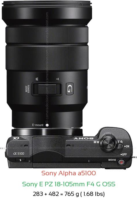 Sony A5100 Camera And Sony E Pz 18 105mm F4 G Lens