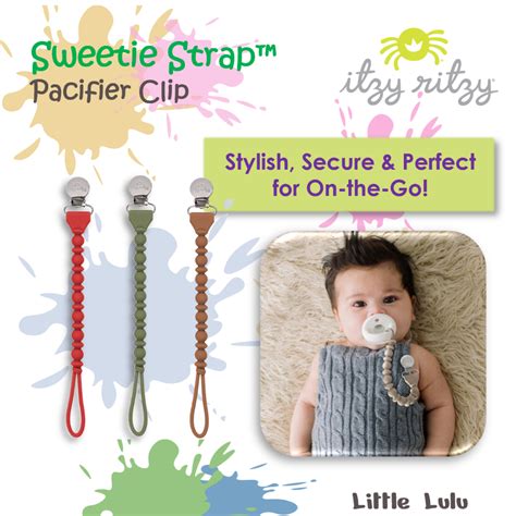 Itzy Ritzy Sweetie Strap Beaded Pacifier Clip Shopee Malaysia