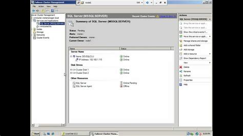 Sql Server 2008 Clustering Part 11 Youtube
