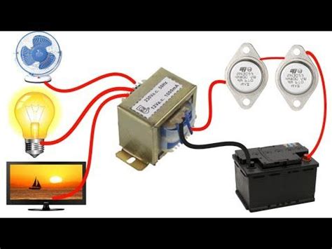 Simple Inverter Make Electronics Mini Projects Electronic Circuit Projects Electrical Projects