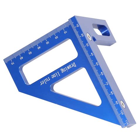 Aluminum Alloy Woodworking Angle Gauge 45°90° Multi Functional Measuring Tool With Precision