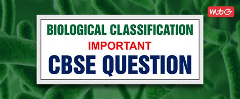 Biological Classification Cbse Questions And Answers Mtg Learning