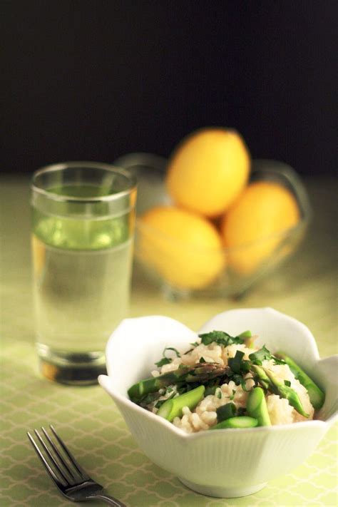 Lemon Asparagus Risotto Lemon Asparagus Food Obsession Yummy Dinners