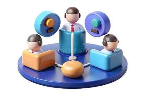 3d Ai Powered Remote Collaboration Concept As A Candid Capture Of A