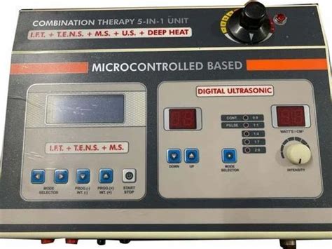 Microcontroller Based Digital Ultrasonic Combination Therapy Unit At