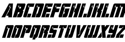 Hard Science Bold Super Italic Font