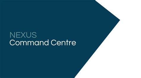 Nexus Command Centre Traininghub