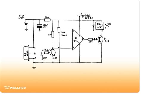Motion Sensor Circuit PIR Sensor PCB Electronic Detector