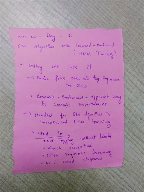 Mit Nlp Day 6 The Hidden Power Of Forward Backward In Hmms By Kiran