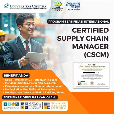 Certified Supply Chain Manager Cscm Professional Development Program