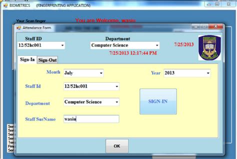 6 Attendance Interface Download Scientific Diagram