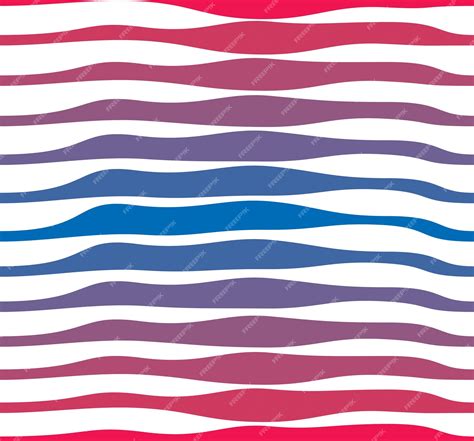 Premium Vector Artistic Curve Lines Seamless Pattern Abstract Colorful Vector Background