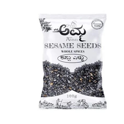 Dried 100g Namaami Black Sesame Seed For Cooking Packaging Type