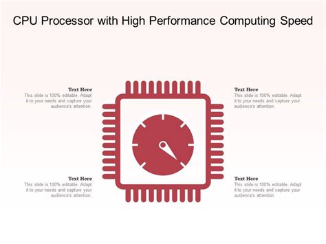 CPU Processor With High Performance Computing Speed Presentation Graphics Presentation