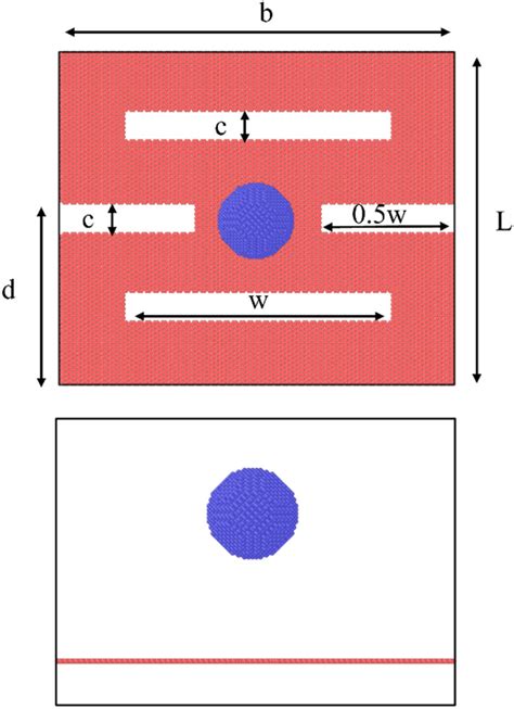 Schematics And Dimension Of Graphene Kirigami With A Dimondtip Top And Download Scientific