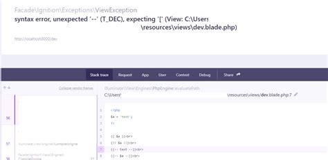 Comment Error Issue Laravel Framework GitHub