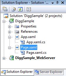 Silverlight Silverlight Vs Hello World Vs
