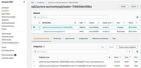 Migración De Microsoft Sql Server A Amazon Aurora Compatible Con Mysql Usando Schema Conversion