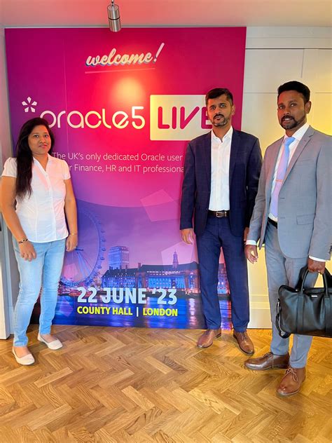 Ganesh Jambulingam On Linkedin Here At Oracle5live County Hall London Excited To Meet