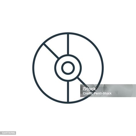 흰색 배경에서 격리된 Dvd 벡터 아이콘입니다 개요 웹 사이트 디자인 및 모바일 응용 프로그램 개발을위한 얇은 라인 Dvd 아이콘 얇은 선 Dvd 윤곽선 아이콘 벡터