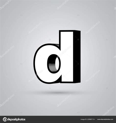 How To Draw D Letters Lowercase