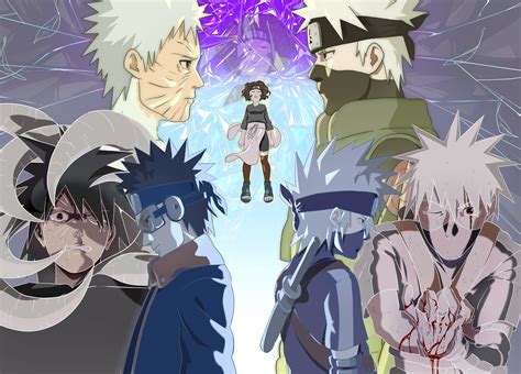 Obito And Rin Wallpapers K Hd Obito And Rin Backgrounds On Wallpaperbat