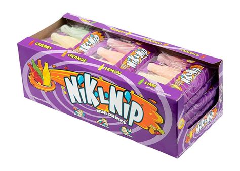 Buy Nik L Nip Mini Drinks Fruit Flavoured Usa 18 X 39g The Kandy King
